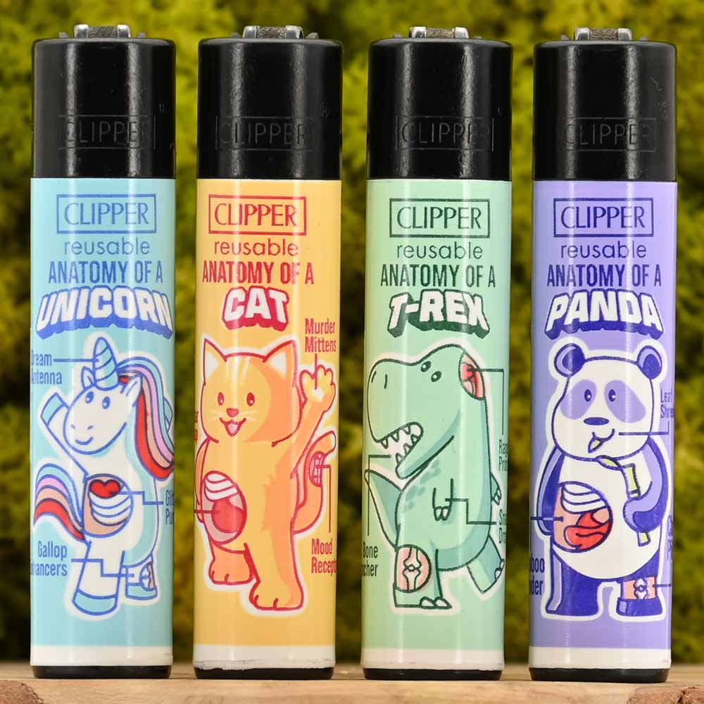 Clipper Feuerzeuge - Anatomy of Animals – Johnnys Headshop