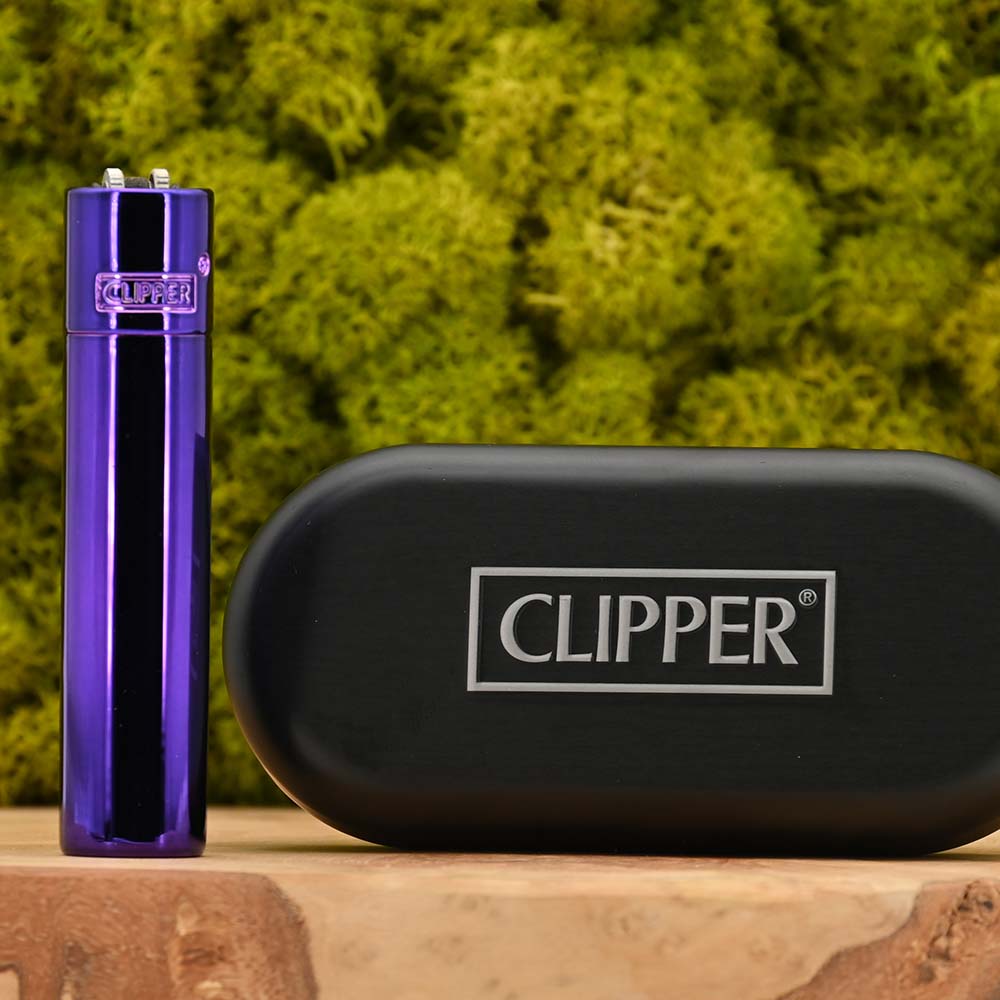 Metal Purple Rain Clipper - shiny /glänzend | Johnnys Headshop