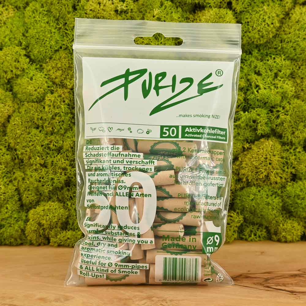 Purize Aktivkohlefilter 9mm Regular (50er Pack) - für 7,49€ – Johnnys ...